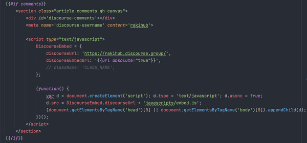 Ghost + Discourse Integration Guide